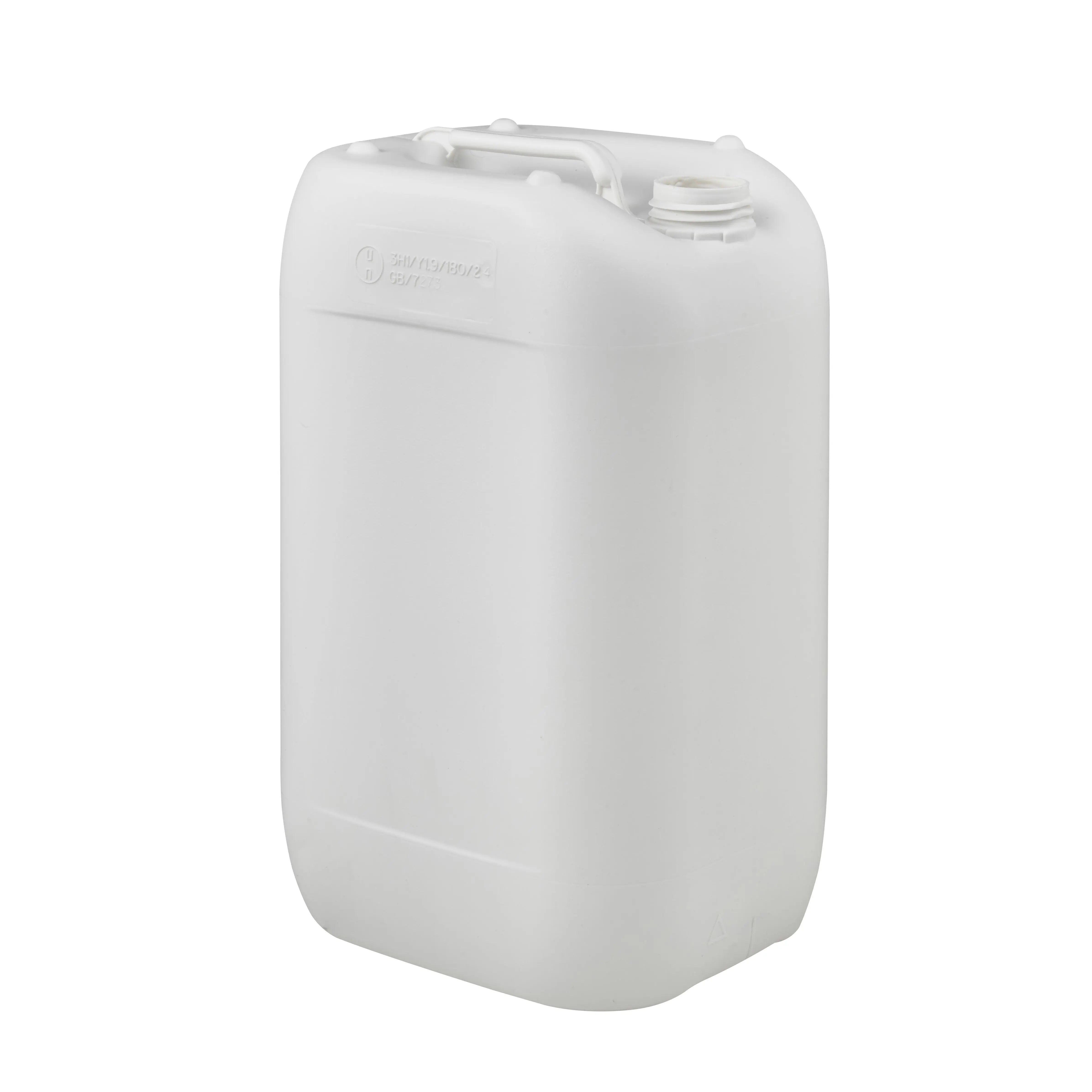 25 Litre Plastic White UN Approved Stackable Jerry Can with 61mm Neck – Invopak