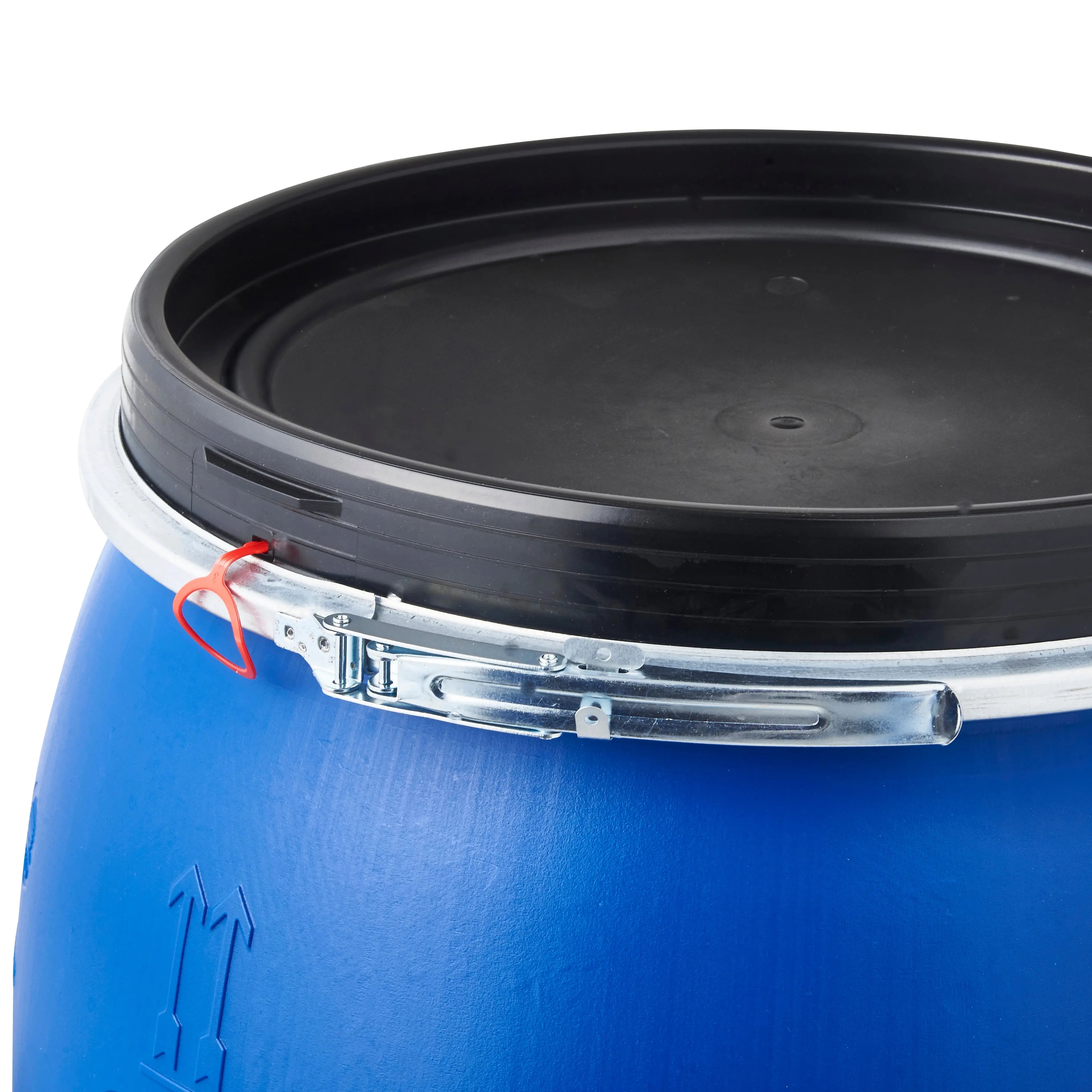 220 Litre Plastic Blue Open Top Drum UN Approved – Invopak