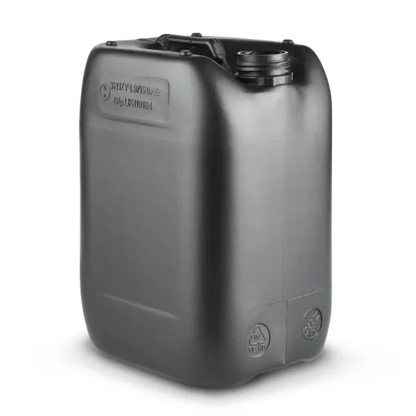 10 Litre Black Stackable UN Approved Food Grade Plastic Jerry Can – Invopak