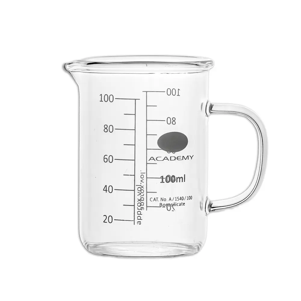100ml Clear Borosilicate Glass Beaker with Handle – Invopak