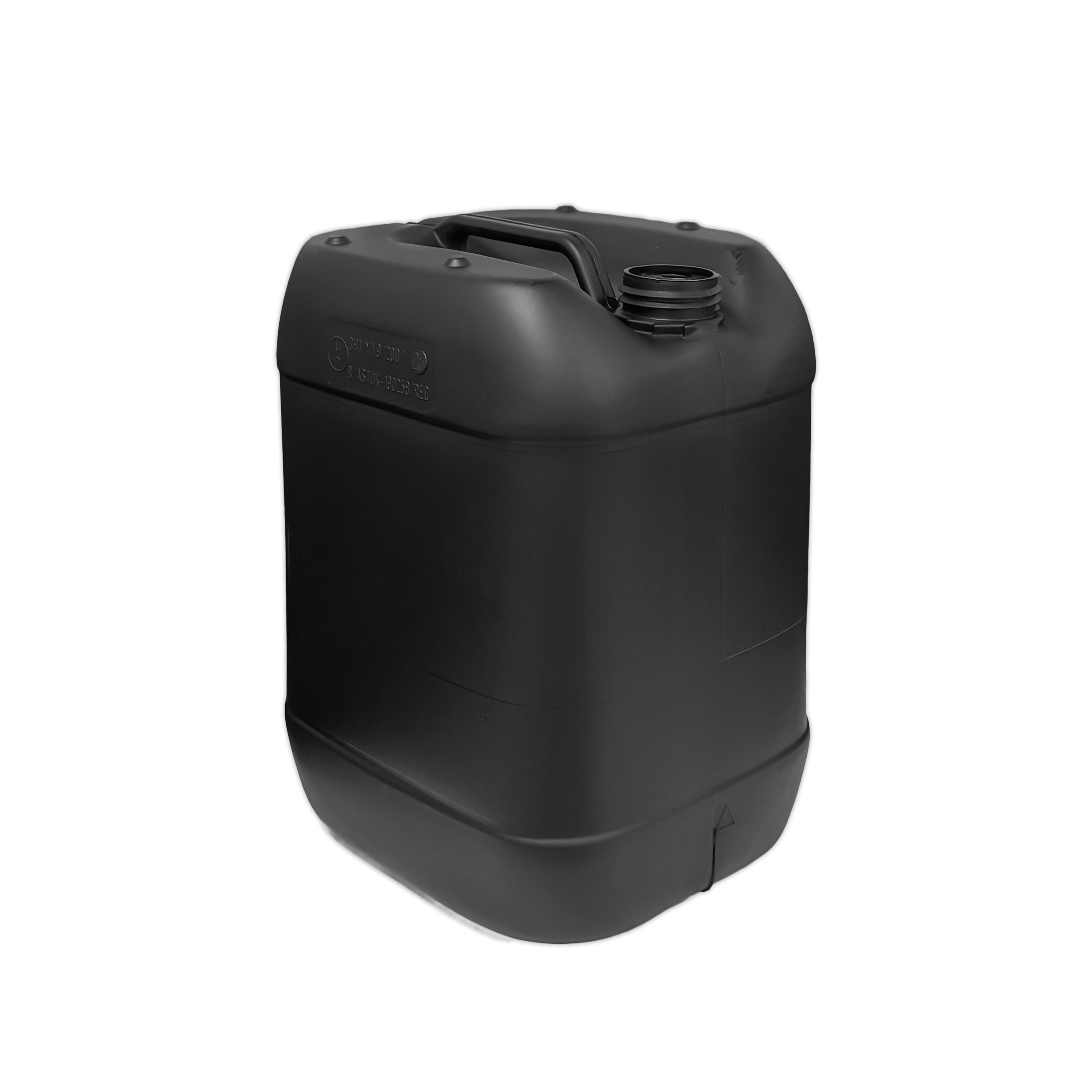 Black 20 Litre UN Approved Stackable Recycled Jerry Can | Invopak