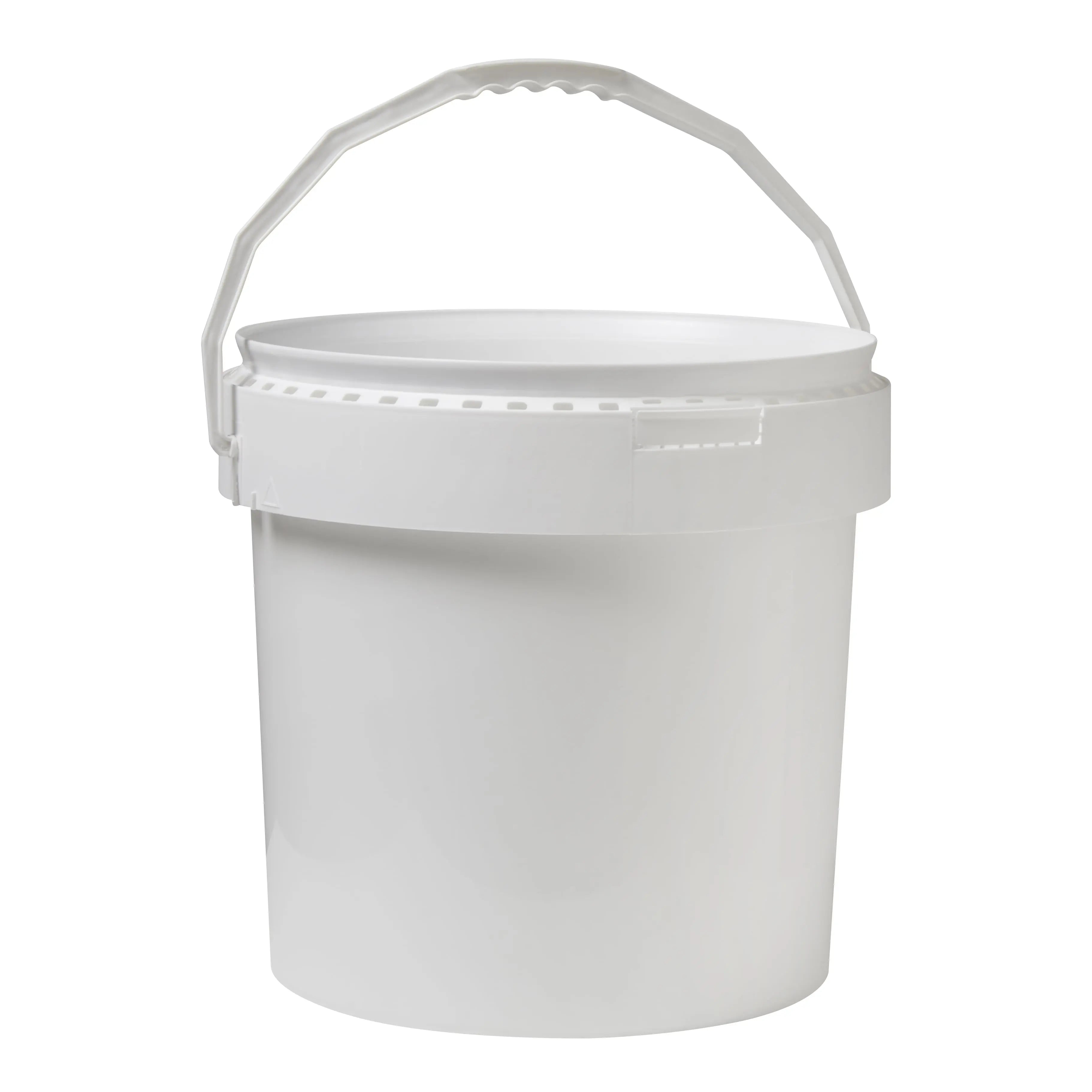 22 Litre Plastic White UN Approved Bucket with Plastic Handle – Invopak