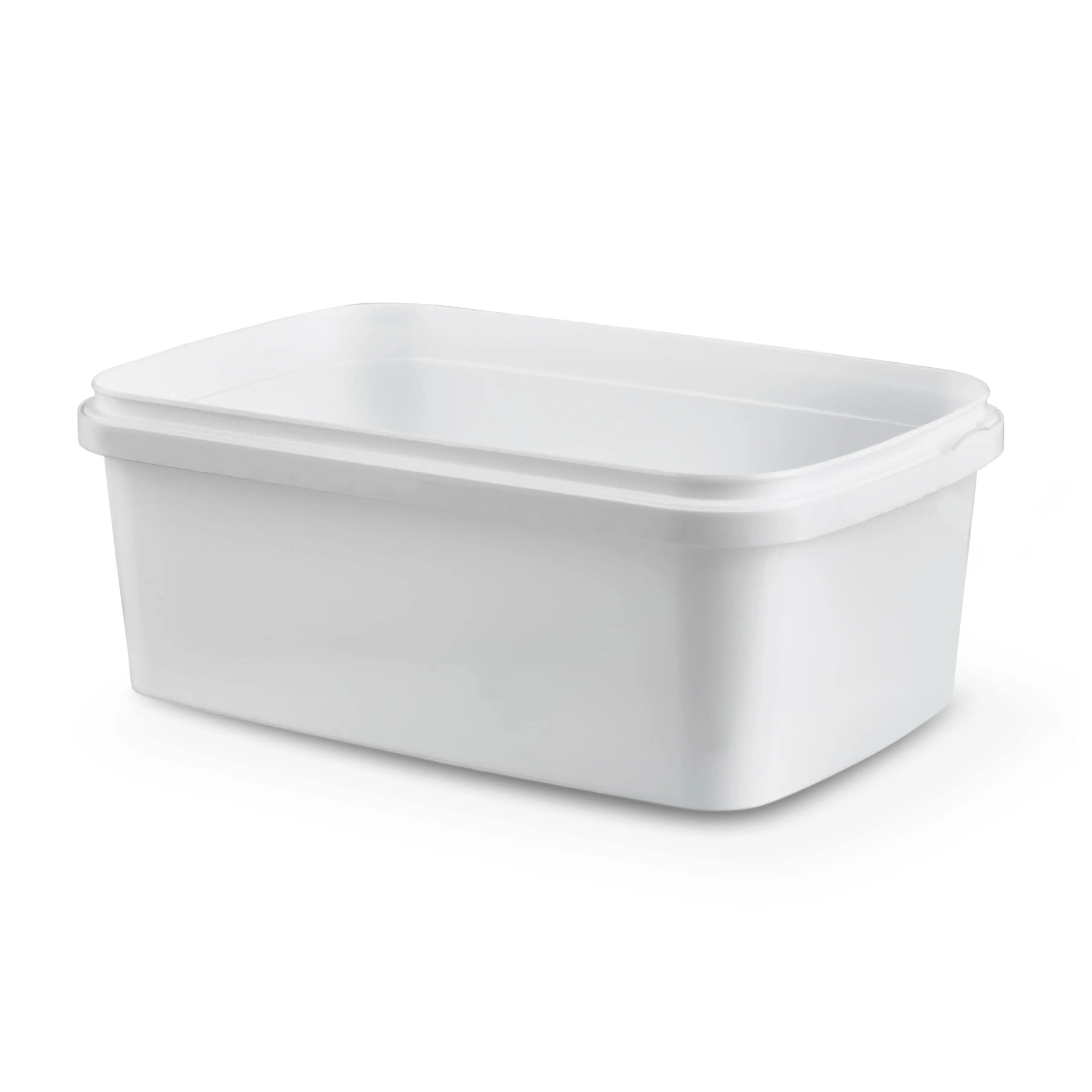 1.2L White Rectangle Tub – Invopak