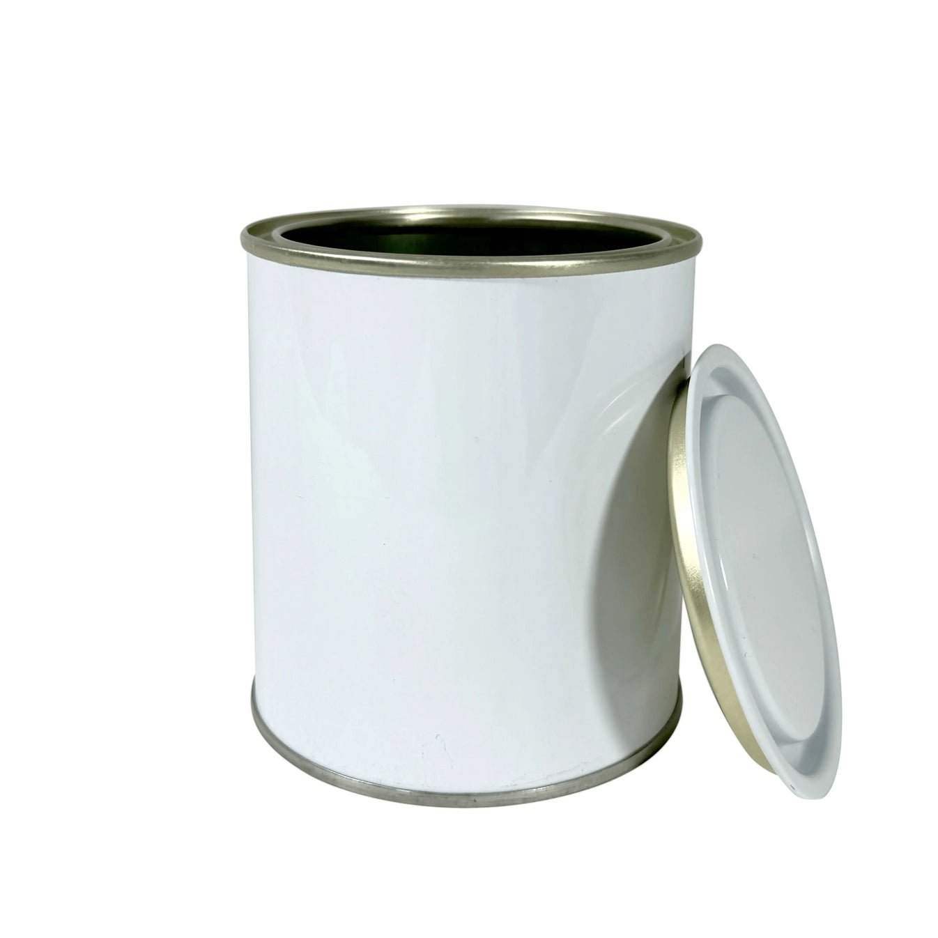 500ml White Lacquered Lever Lid Tin and Lid – Invopak