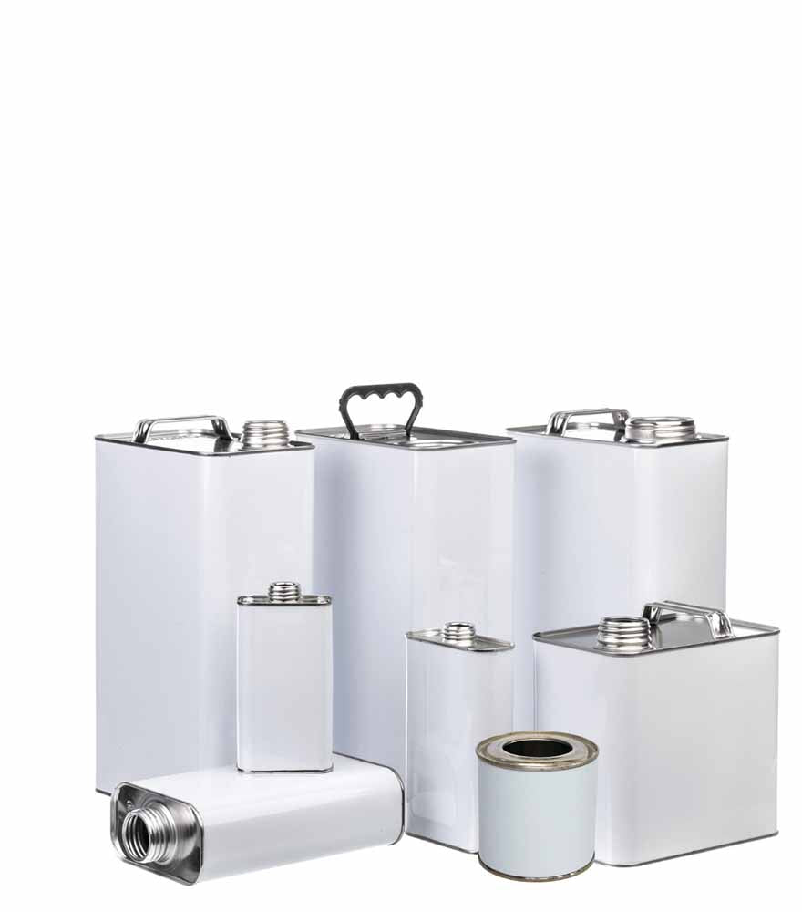 Tinplate packaging, Paint Tins, Metal Pails and Oil Tins | Invopak